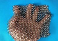 China 1.2MM Chainmail Scrubbers Cleaning Cast Iron Skillet Effortless for sale