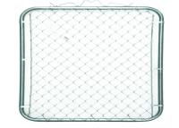 China 42 in. W x 60 in. H Galvanized Steel Bent Frame Walk-Through Chain Link Fence Gate for sale