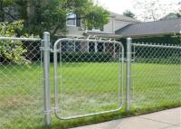 China 3.70mm Diameter Chain Link Mesh Fence 50x50mm Opening Electro Gi Wire for sale