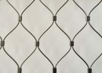China 3 Mm Ferruled Stainless Steel Wire Rope Mesh Fall Protection Nets 100*100mm for sale