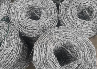 China 25kg Roll Galvanized Steel Cyclone Barbed Wire For Electro Fencing for sale