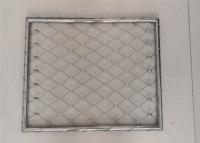 China Flexible Handrail Fences Balcony SS304 Balustrade Wire Mesh for sale