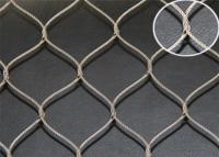 China 7x7 SS316 25mm Knotted Rope Mesh Fence For Parrot Bird for sale