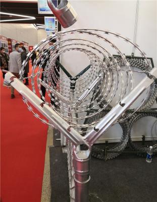 China BTO-22 Galvanized Military Concertina Stainless Steel Razor Wire for sale