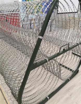 China Security Barrier BTO-22 700mm Concertina Razor Fence for sale