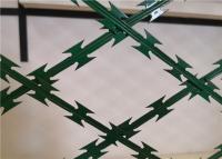 China BTO 30 Galvanized 7.5cm X 15cm Razor Wire Fence for sale