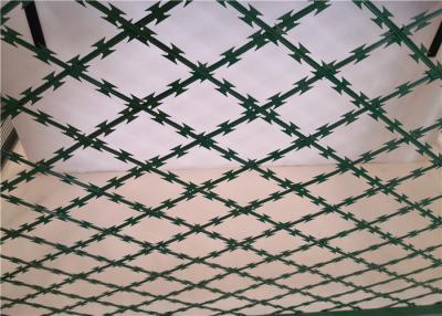 China BTO 30 Galvanized 7.5cm X 15cm Razor Wire Fence for sale