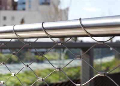 China 1.5mm Ferrule 7x7 Stainless Steel Cable Mesh for sale