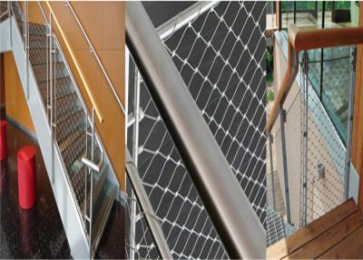 China Balustrade And Railing Protective 3.2mm Ferrule Rope Mesh for sale