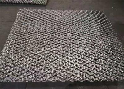 China 75x150mm Flat Welded BTO-22 Diamond Razor Mesh Fence for sale