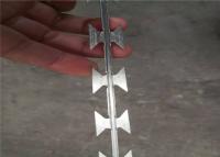 China 4M Long Straight Line BTO-30 Galvanized Razor Wire Concertina for sale