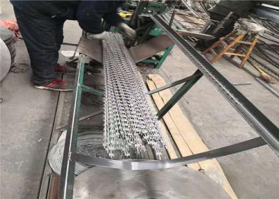 China 4M Long Straight Line BTO-30 Galvanized Razor Wire Concertina for sale