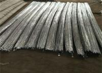 China 75x150mm Flat Welded BTO-22 Diamond Razor Mesh Fence for sale