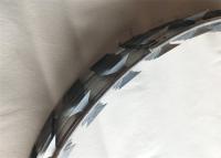 China BTO-22 500MM Galvanized Coiled Razor Wire Concertina for sale