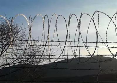 China 10M Length Cover HDG 23 Loops Razor Wire Concertina for sale