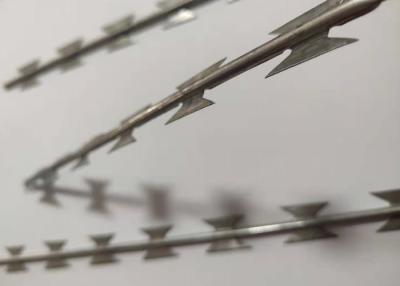 China Straight Line BTO-10 Stainless Steel Razor Wire For Prison Welding Mesh for sale