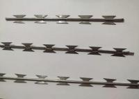 China Hdg Coil Diameter 500mm Razor Wire Concertina For Chain Link Diamond Mesh Fence for sale