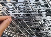China 150 × 300mm Diamond 2.5mm Razor Blade Wire Fence for sale