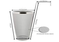 China Beer Brewing Ss304 300 Micron Bucket Filter for sale