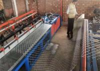 China Plc Control 4.5mm 30x30 Automatic Chain Link Machine For River Banks for sale