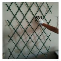 China Welded Barbed Mesh 1x2 Razor Panel For Fence Protect for sale
