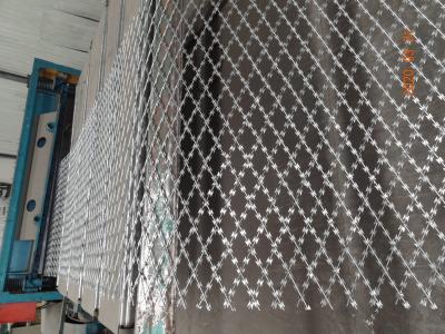 China 75x150MM Stainless Steel BTO-10 Diamond Razor Mesh For Security for sale