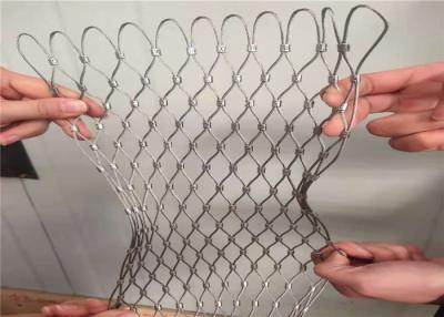 China Customization 7x7 7x19 200mm Stainless Steel Wire Rope Mesh Bags for sale