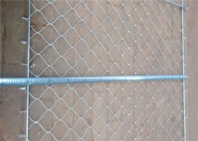 China Ferruled Safety Fence 2mm Stainless Steel Wire Rope Mesh for sale