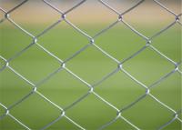 China 6ft Diamond Shape Galvanized Chain Link Mesh Fence For Farm for sale
