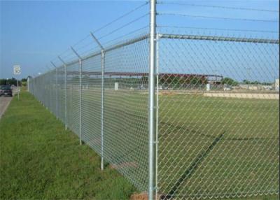China 6ft Diamond Shape Galvanized Chain Link Mesh Fence For Farm for sale
