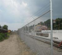 China Pvc Galvanized Wire Playground Chain Link Mesh Fence 60x60mm for sale