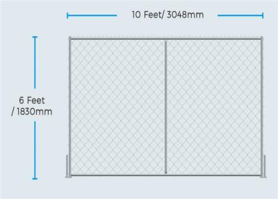 China Sports Baseball Garden Diamond Wire 1.6mm Chain Mesh Fence for sale