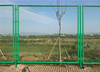 China Baseball Ground Sports CE Diamond Pvc Coated Chain Link Fence for sale