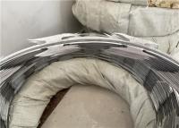 China Welded Mesh CBT 65 Diamond Razor Wire Fence Height 1.2m for sale