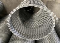 China 65mm Welded Galvanized Straight Line Barbed Diamond Razor Mesh Fencing for sale
