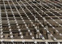 China Hot Dipped Galvanized Welded BTO18 Razor Wire Mesh 100mm*100mm Aperture for sale