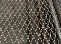 China Hot Dipped Galvanized Welded BTO18 Razor Wire Mesh 100mm*100mm Aperture for sale