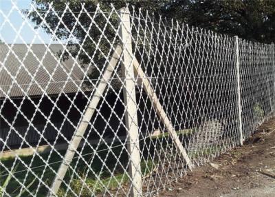 China Aisi 430 Razor Wire Concertina For Security Fence / Prison Fence for sale