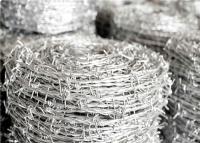 China Razor 820 Feet Galvanized 2.5mm Security Barbed Wire For Farm Fence / Cattle for sale