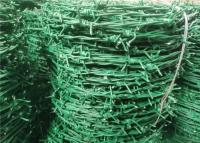 China Razor 820 Feet Galvanized 2.5mm Security Barbed Wire For Farm Fence / Cattle for sale