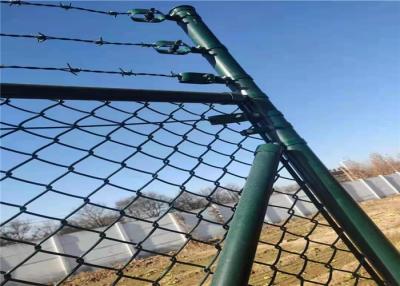 China 6 Feet Hot Dip Galvanized Screen 10m Chain Link Mesh Fence for sale