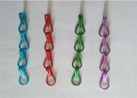 China Colorful Home Anodized Chain Link Door Curtain Decorative Metal Mesh 12mm Hole for sale