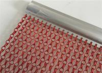 China Vertical Hanging Anodizing Finished Chain Door Fly Screen for sale