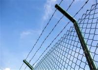 China Black Color 6ft Chain Link Fence Fabric Yard Guard for sale