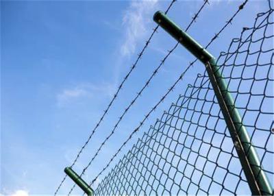 China Black Color 6ft Chain Link Fence Fabric Yard Guard for sale