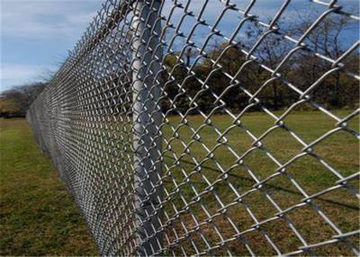 China 50x50mm 2'' Opening Holes 6ft Chain Link Fence Fabric Size Customized for sale