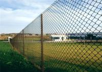 China 9 Gauge 48 Inch Chain Link Fence Cloth Galvanized 2 Inch Hole Size for sale