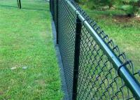 China Galvanized Diamond 1 Inch 2 Inch Chain Link Fence Fabric for sale