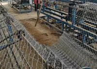 China Zinc Coated Galvanized Chain Link Fabric 0.148'' Wire Diameter 2''X2'' 12ft X 50ft for sale
