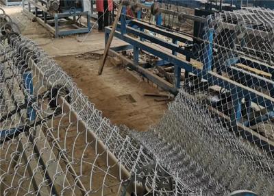 China Zinc Coated Galvanized Chain Link Fabric 0.148'' Wire Diameter 2''X2'' 12ft X 50ft for sale